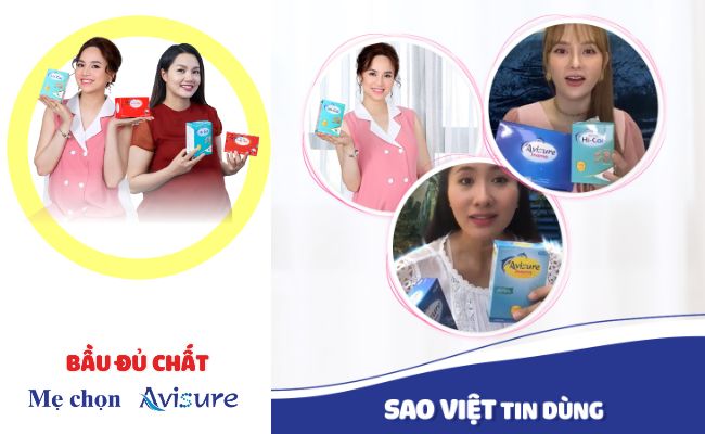 Bộ vitamin cho bà bầu Avisure bổ sung vi chất suốt thai kì